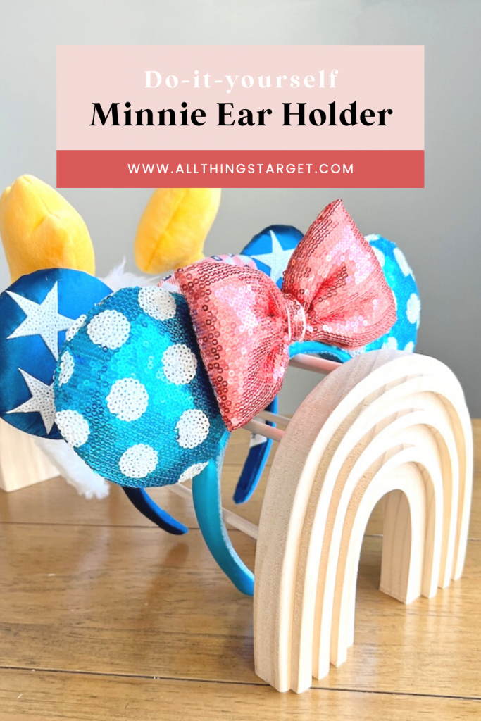 DIY Rainbow Minnie Ear Holder | All Things Target